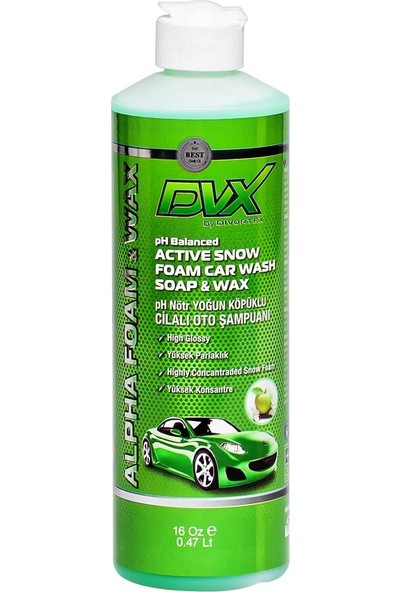 Divortex Alpha Foam Ph Nötr-Cilalı Oto Yıkama Şampuanı 16Oz (473 Ml.) Divortex Alpha Foam Ph Nötr-Cilalı Oto Yıkama Şampuanı 16Oz (473 Ml.)