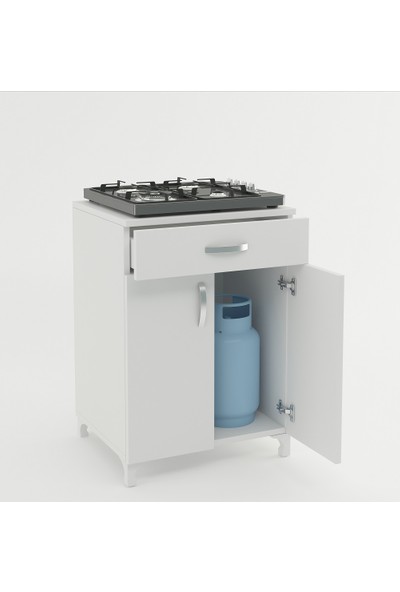 Kenzlife ocak dolabı aslı byz 85x60x57 mutfak modül