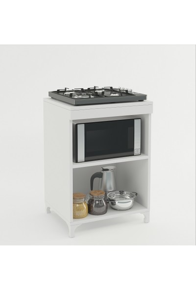 Kenzlife ocak dolabı azra byz 85x60x57 mutfak modül