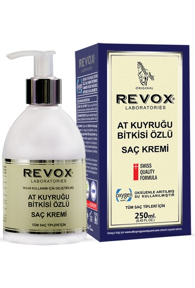 Revox At Kuyruğu Bitki Özlü Özel Saç Bakım Kremi Revox At Kuyruğu Bitki Özlü Özel Saç Bakım Kremi