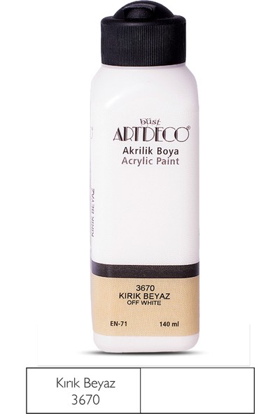 Artdeco Akrilik Boya 140 Ml Kırık Beyaz Y-070R3670