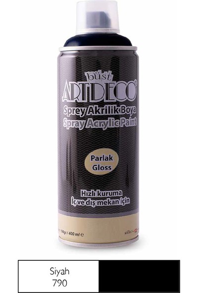 Artdeco Sprey Boya 400 Ml Siyah Y-400-790