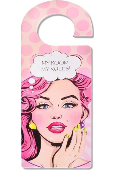 The Mia Pop Art Kapı Süsü - Pembe