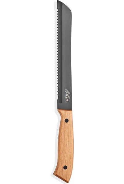 The Mia Cutt Ekmek Bıçağı Siyah 20 cm The Mia Cutt Ekmek Bıçağı Siyah 20 cm