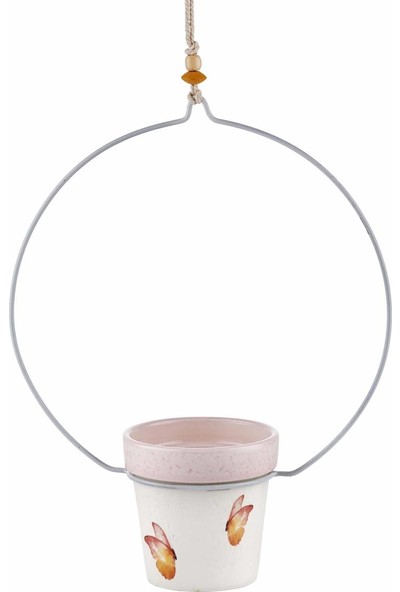 The Mia Çiçeklik - 36 cm Kelebek