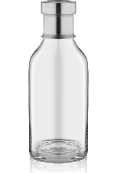 The Mia Cam Vazo Şeffaf Metal Dekorlu 23*8 Cm The Mia Cam Vazo Şeffaf Metal Dekorlu 23*8 Cm