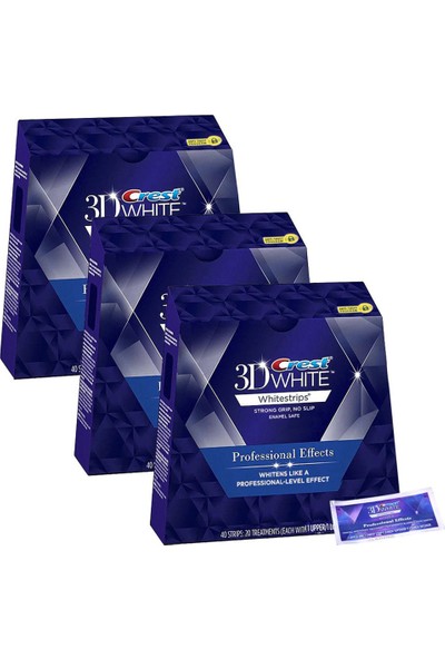 Crest 3D White Professional Luxe Diş Bantları 4 Adet (2 paket) Crest 3D White Professional Luxe Diş Bantları 4 Adet (2 paket)