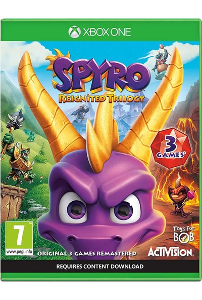 Spyro Trilogy Reignited Xbox One Oyun Spyro Trilogy Reignited Xbox One Oyun