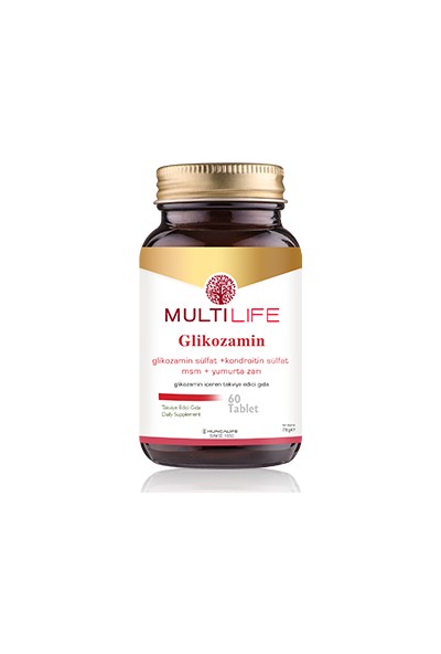 HUNCALIFE Multilife Glikozamin Kompleks 60 Tablet HUNCALIFE Multilife Glikozamin Kompleks 60 Tablet