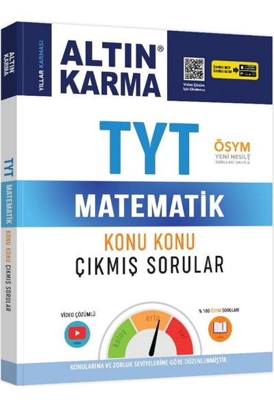 Altın Karma Yayınları 2020 TYT Matematik Konu Konu Çıkmış Sorular Altın Karma Yayınları 2020 TYT Matematik Konu Konu Çıkmış Sorular