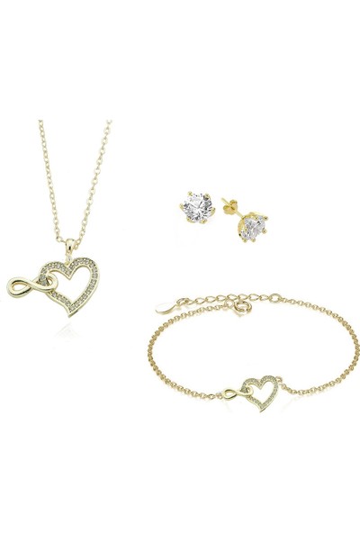 Forentina Kalpli Sonsuzluk Takı Seti Ps0445