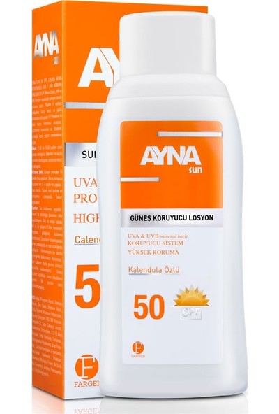 Fargen Aynasun Doğal Güneş Koruyucu Losyon Fargen Aynasun Doğal Güneş Koruyucu Losyon