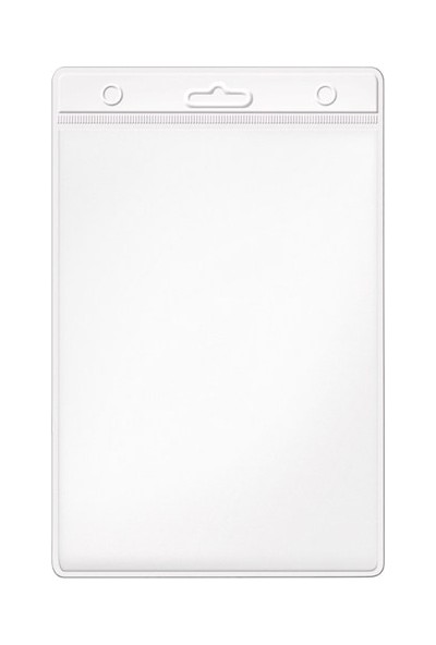 Inox Yaka Kartı Poşeti 100 x 140 mm Dikey 100'lü