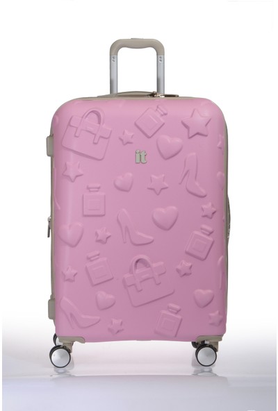 It Luggage Abs Orta Boy Valiz It2240 M Pembe