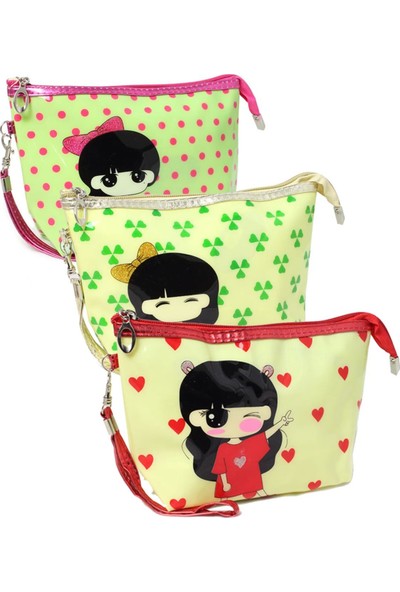 Nascita Trend Kız Desenli Makyaj Çantası