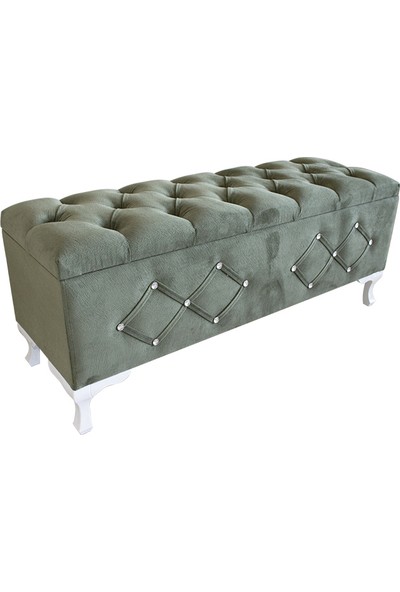 Modülya Kapitoneli Sandıklı Puf 120 cm Modülya Kapitoneli Sandıklı Puf 120 cm