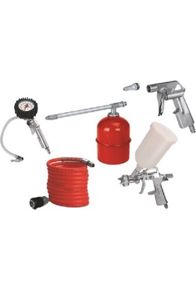 Einhell Arge 5'li Havalı Alet Seti Hava Aksesuar Seti Einhell Arge 5'li Havalı Alet Seti Hava Aksesuar Seti