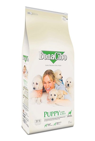 Bonacibo Puppy Lamb & Rice Kuzu Etli ve Pirinçli Yavru Köpek Maması Bonacibo Puppy Lamb & Rice Kuzu Etli ve Pirinçli Yavru Köpek Maması