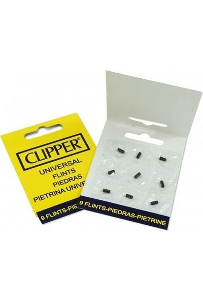 Clipper 9'lu Universal Çakmak TAŞI.KA53
