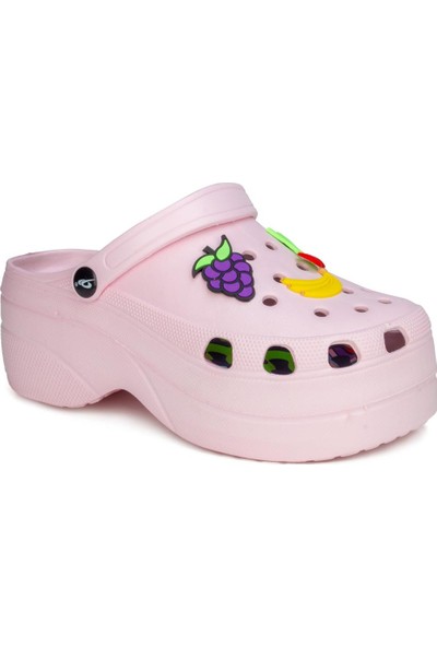 Novelido Kadın Yüksek Topuk Pembe Hastane-İş Terlik Novelido Kadın Yüksek Topuk Pembe Hastane-İş Terlik