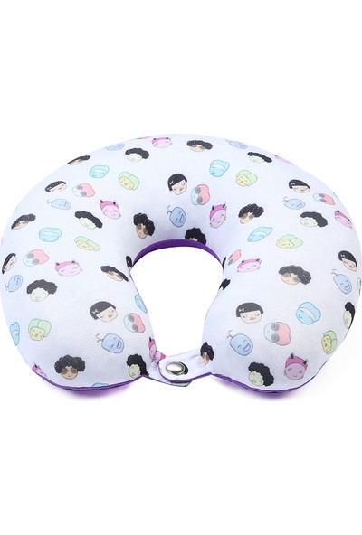 Baby Bee Boyun Yastığı - Renkli Suratlar