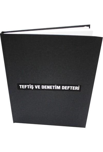 Naturist Teftiş Denetim Defteri 200 Sayfa-Sert Cilt Kapaklı Naturist Teftiş Denetim Defteri 200 Sayfa-Sert Cilt Kapaklı