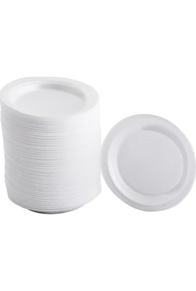 Krk Köpük Tabak 21 cm 100'lü Krk Köpük Tabak 21 cm 100'lü
