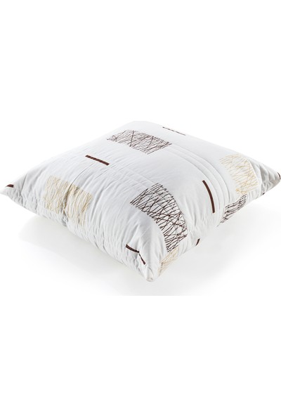 Mavi Ay Yatak 70 x 70 cm Yer Minderi Kapitoneli Kılıf - Barkod