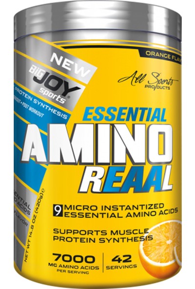 Bigjoy Sports Essentıal Amino Asit BCAA Portakal Aroma 420g Bigjoy Sports Essentıal Amino Asit BCAA Portakal Aroma 420g