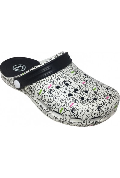 Akınalbella E502 Desenli Sandalet Sabo Terlik