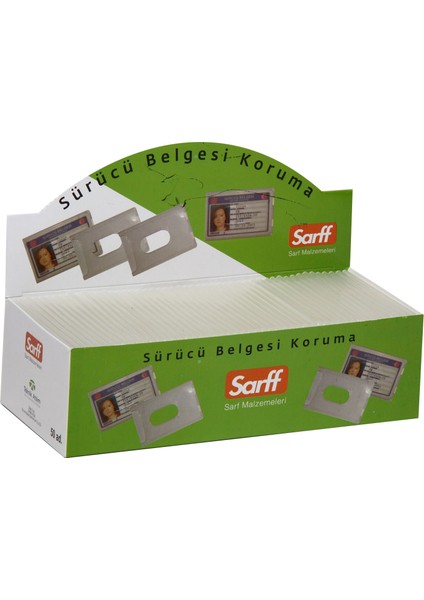 Sarff Ehliyet Kabı Şeffaf 50 Ad. 15323002 Fiyatı