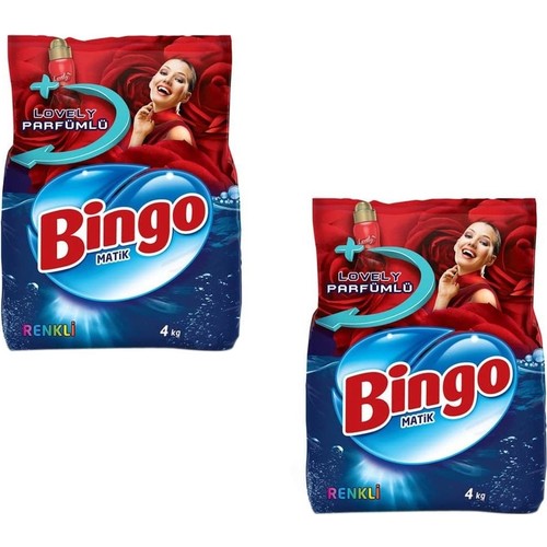 Bingo Toz Deterjan Renkli 4 kg x 2'li Set Fiyatı
