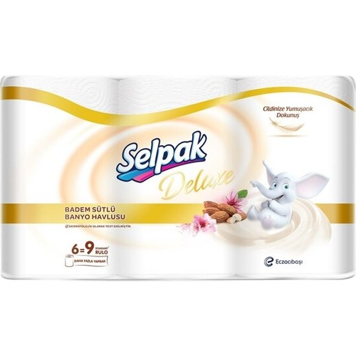 Selpak Deluxe Badem Sütlü 6'lı Kağıt Havlu Fiyatı