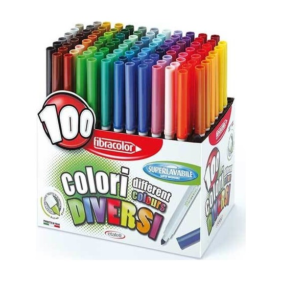 Fibracolor 100 Renk Marker Keçeli Kalem Seti Fiyatı