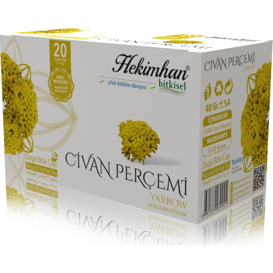 Hekimhan Bitkisel Civanperçemi Çay 20 Li Fiyatı