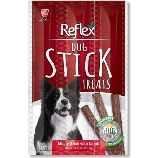 Reflex Stick Kuzu Etli Köpek Ödül Maması 3 x 11 g (5 Paket) Fiyatı
