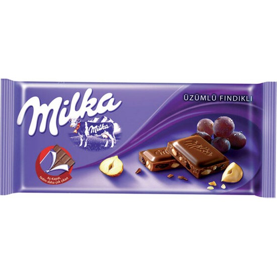 Milka Üzüm Fındıklı Tablet Çikolata 80 gr Fiyatı