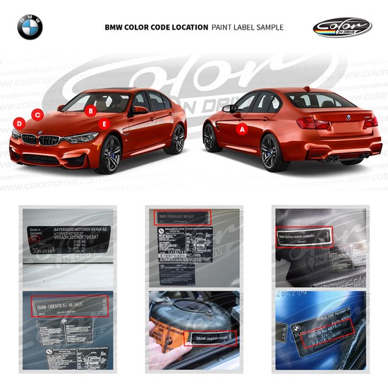 Color N Drive Bmw 1 Serisi Renk Kodu : [ A96 Mineral Beyaz ] Fiyatı