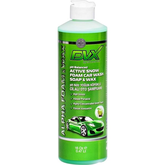 Divortex Alpha Foam Ph Nötr-Cilalı Oto Yıkama Şampuanı 16Oz Fiyatı