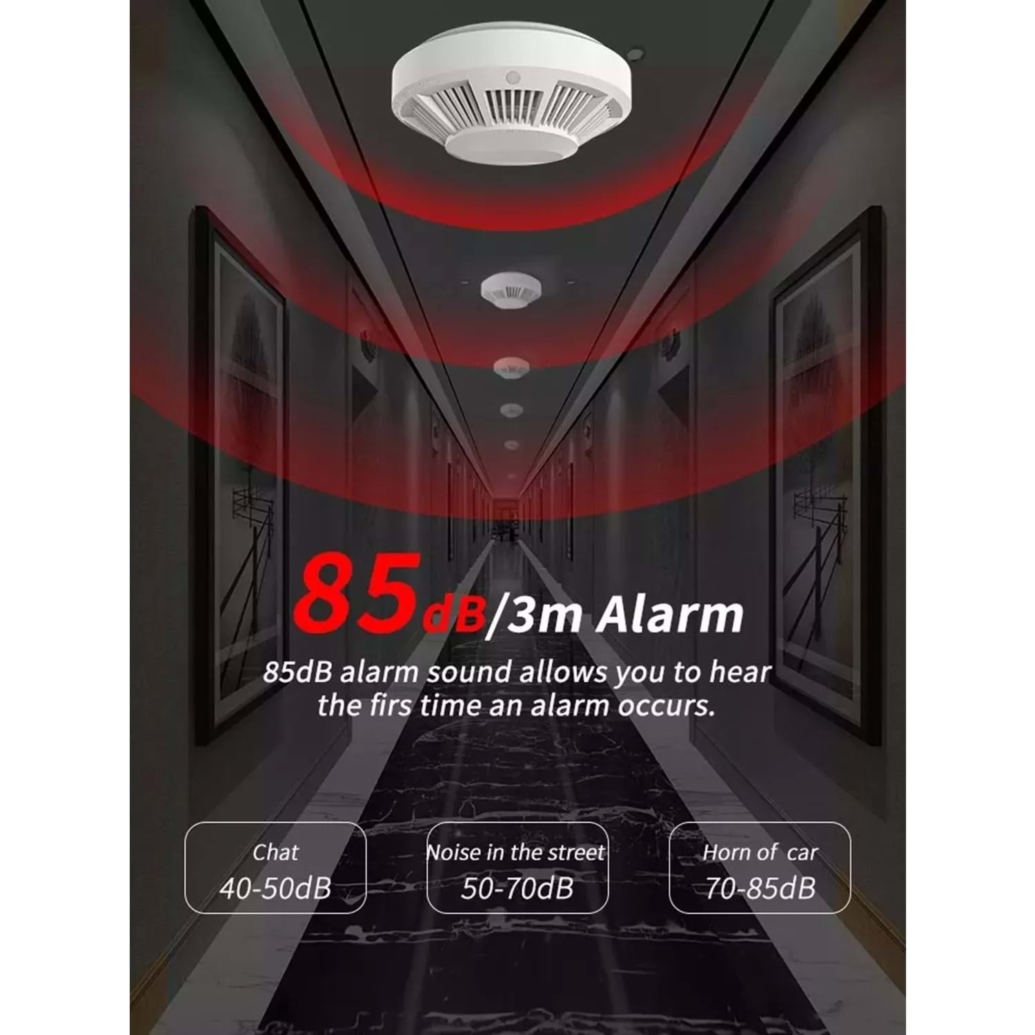 Opax HY-SSA01 Photoelectric Kombine Kablosuz Duman & Isı Fiyatı