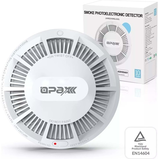 Opax HY-SSA01 Photoelectric Kombine Kablosuz Duman & Isı Fiyatı