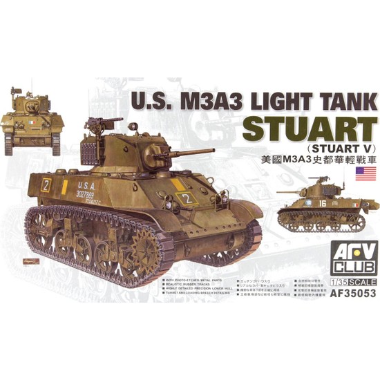 Afv Club AF35053 1/35 M3A3 Light Tank Demonte Plastik Maketi Fiyatı