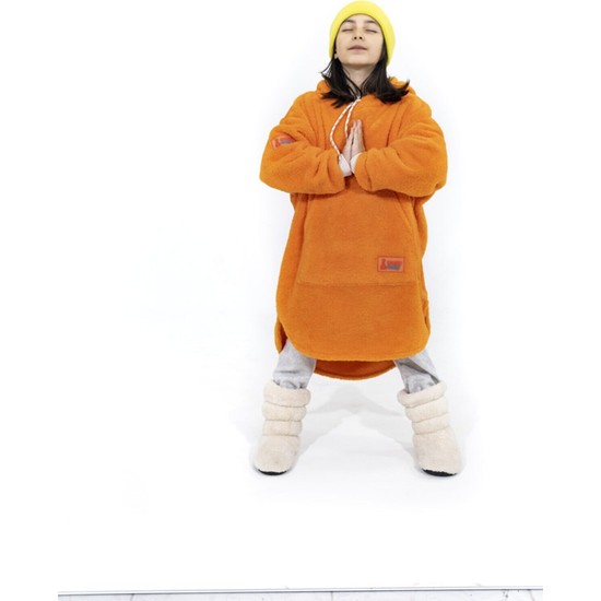 Panchy&canky Panço Giyilebilir Battaniye Kız Çocuk Turuncu Fiyatı