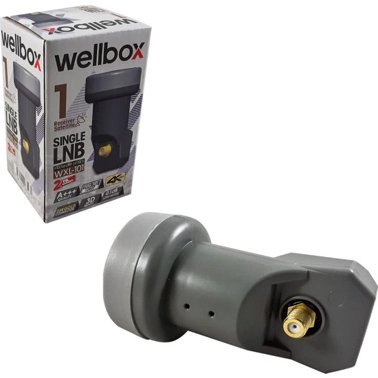 Wellbox Lnb Tekli (Sıngle) Gold 0.1db 3D 4K Wellbox WXL-101 Fiyatı