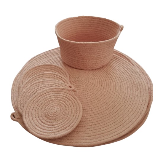 NV Sisters 6'lı Amerikan Servis, Pudra Rengi Supla Takımı, Fiyatı