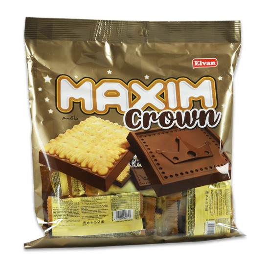 Elvan Maxim Crown Kakaolu Bisküvi 275 Gr. (1 Poşet) Fiyatı