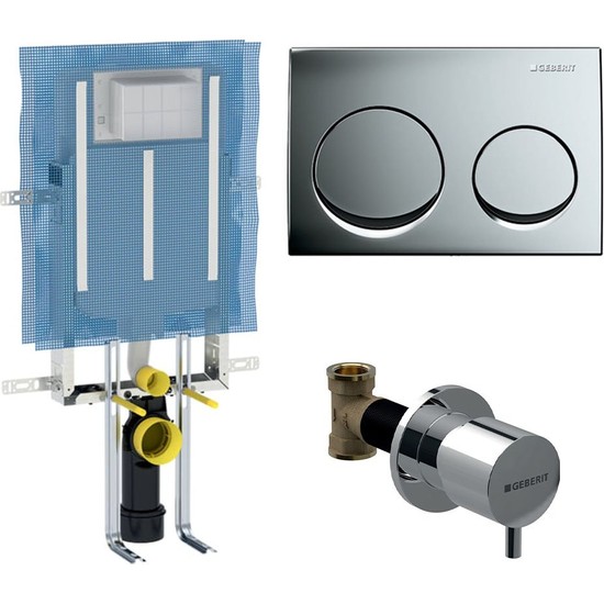 Geberit Alpha 8 cm Kombifix Gömme Rezervuar Seti (Parlak Fiyatı