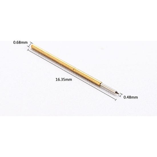 Alkatronik Pogo Pin P50-B1 100 Adet Set Altın Kaplama Yaylı Fiyatı