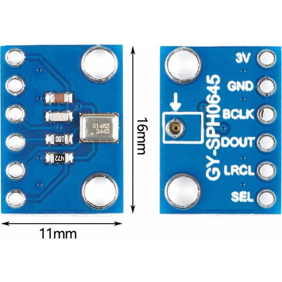 Alkatronik SPH0645 I2S Mems Mikrofon Modülü Ses Algılayıcı Fiyatı