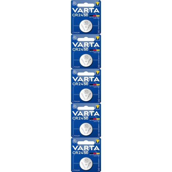 Varta CR2450 3V Lityum Pil 5’li Fiyatı - Taksit Seçenekleri